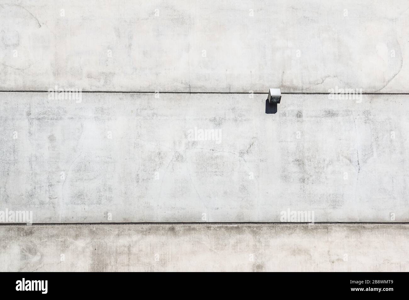 modern industrial concrete wall with a spotlight for led lighting Stock ...
