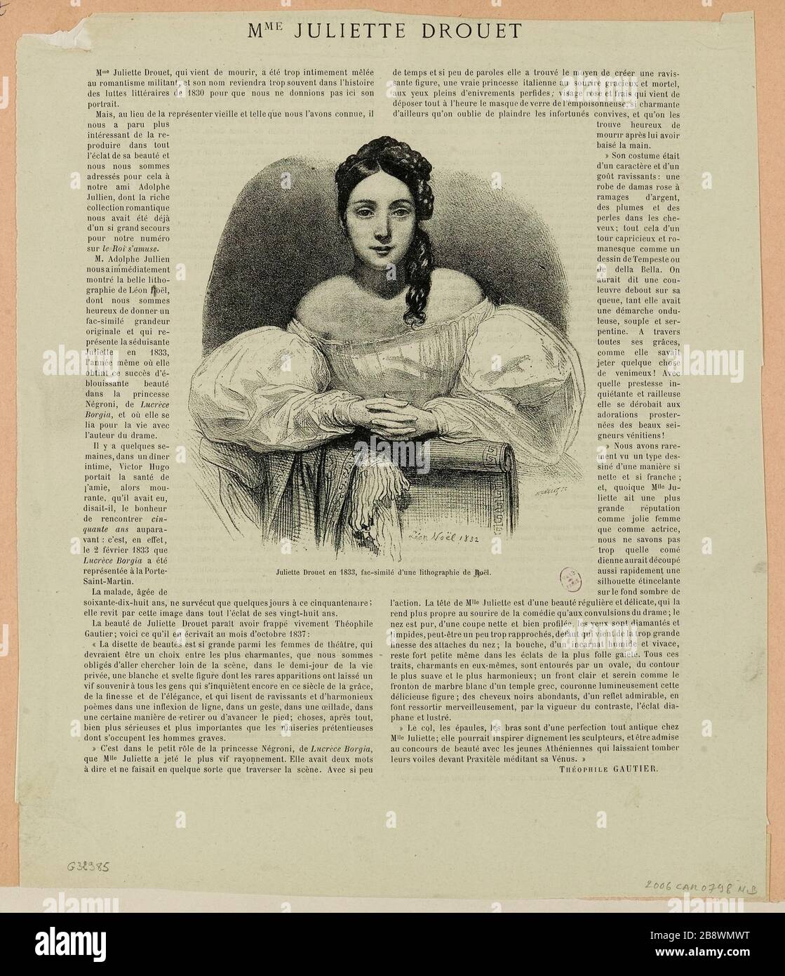 Drouet juliette hi-res stock photography and images - Alamy