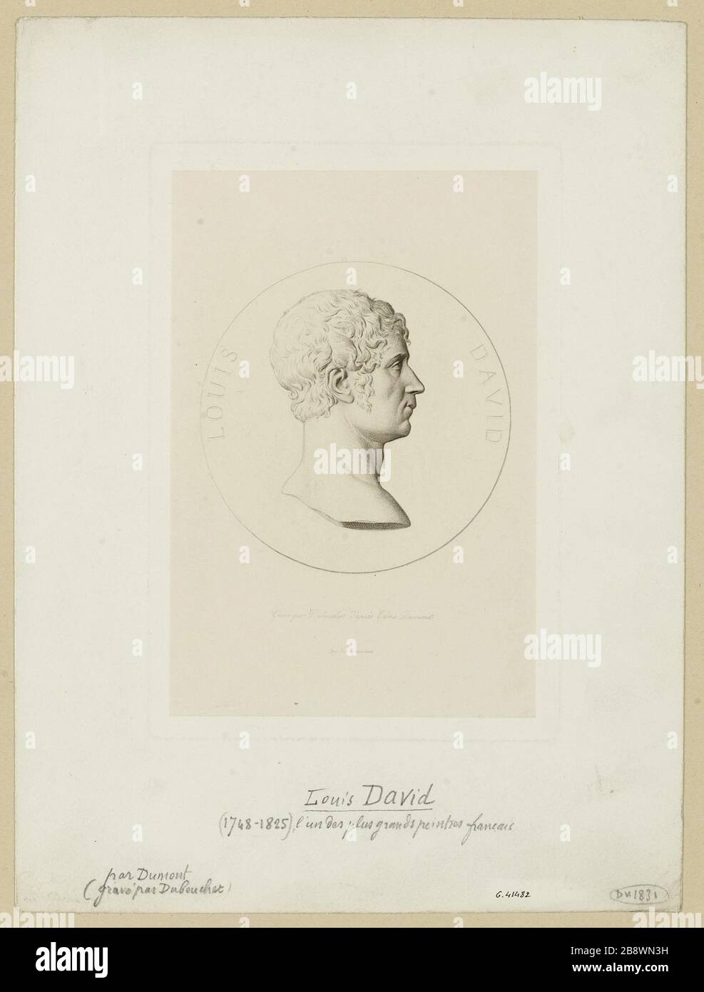 Jacques-Louis David (1748 - 1825), painter Stock Photo - Alamy