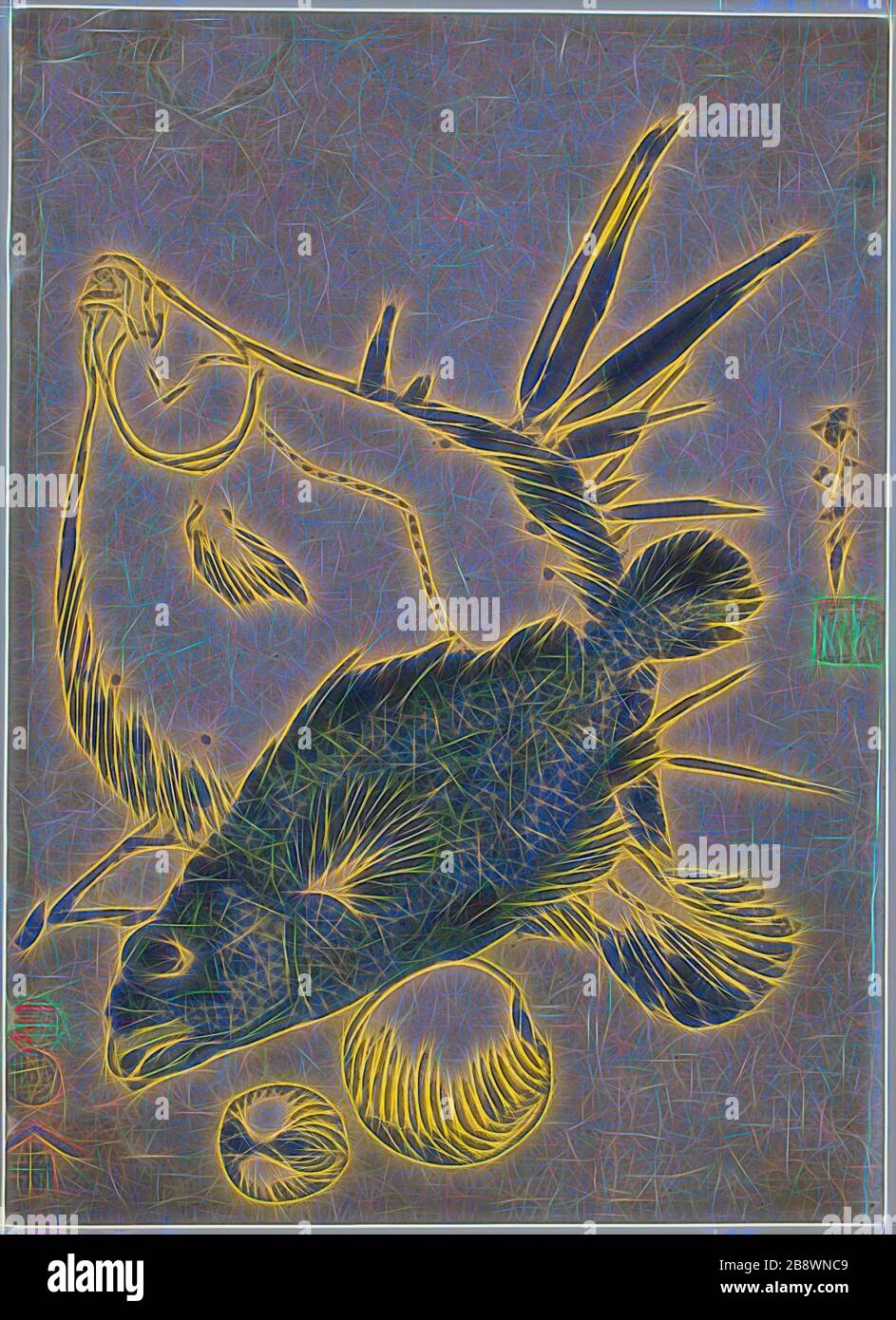 Katsushika hokusai fish hi-res stock photography and images - Alamy