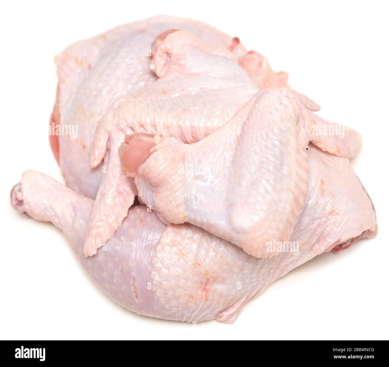 Chicken meat on white background Stock Photo - Alamy