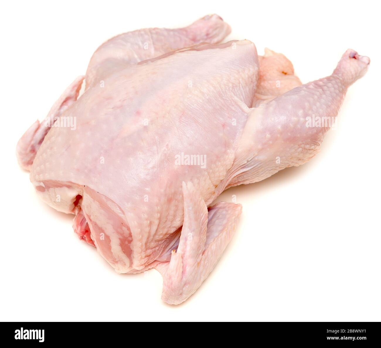 Fresh raw chicken isolated on white background Stock Photo - Alamy