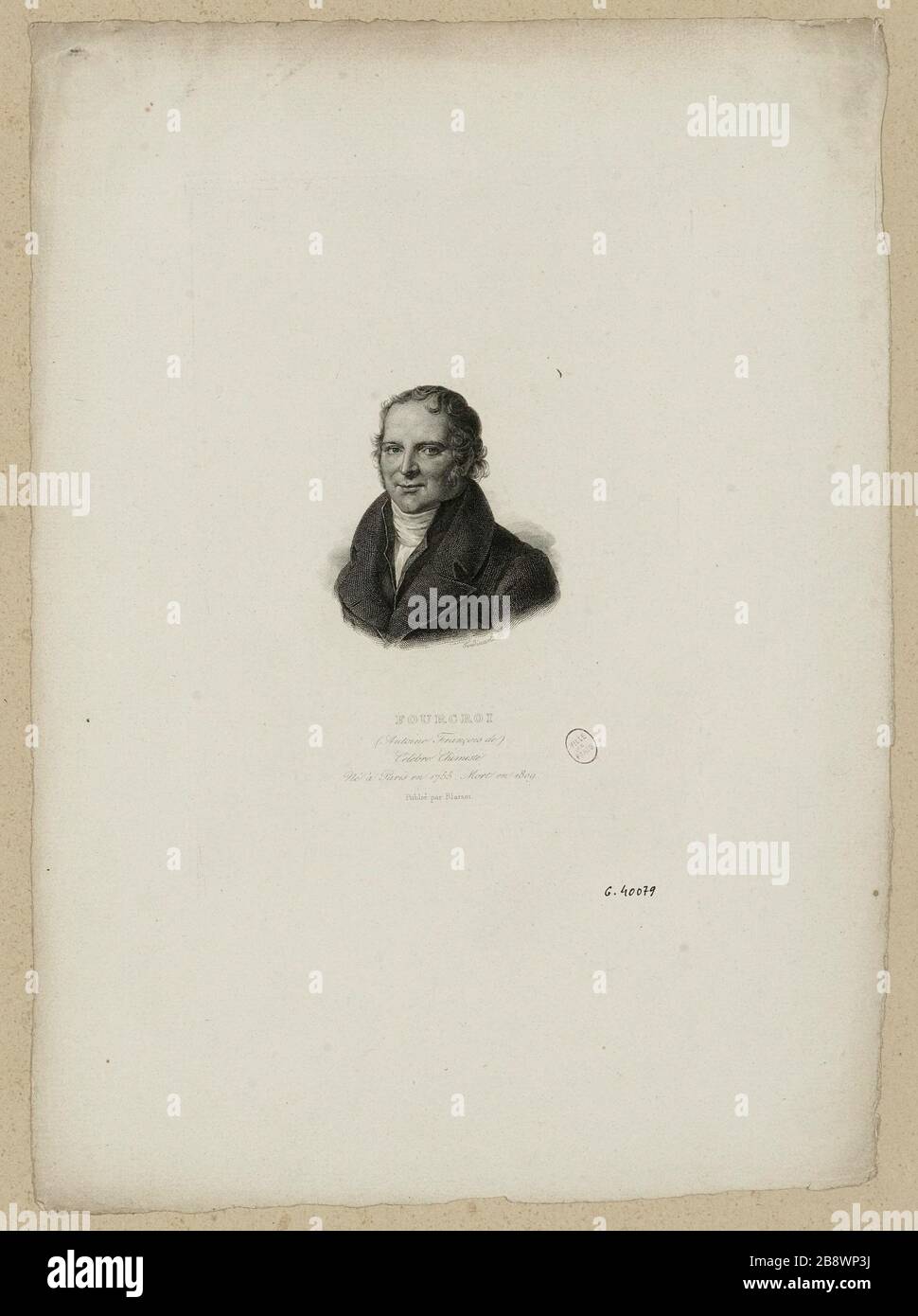 Fourcroy / (Antoine-François) / Famous Chemist / Born in Paris in 1755 ...