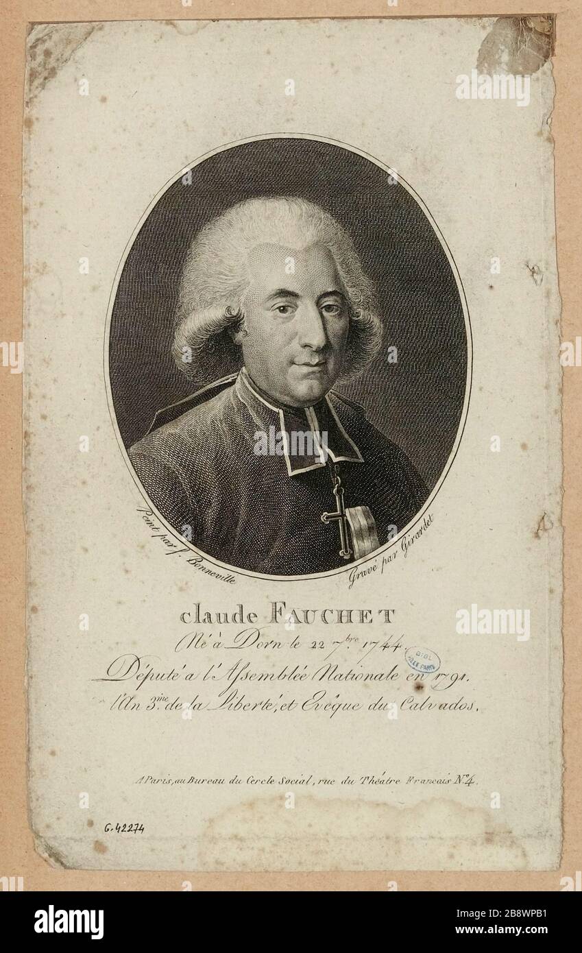 Claude Fauchet [...] (IFF, 25 Stock Photo - Alamy