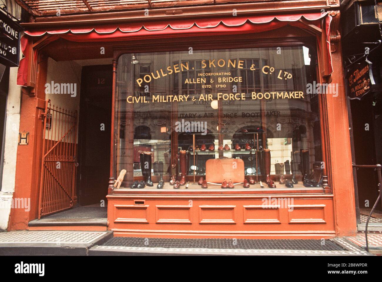 Poulsen, Skone & Co, Boot and shoe makers, Piccadilly, London 1972 ...