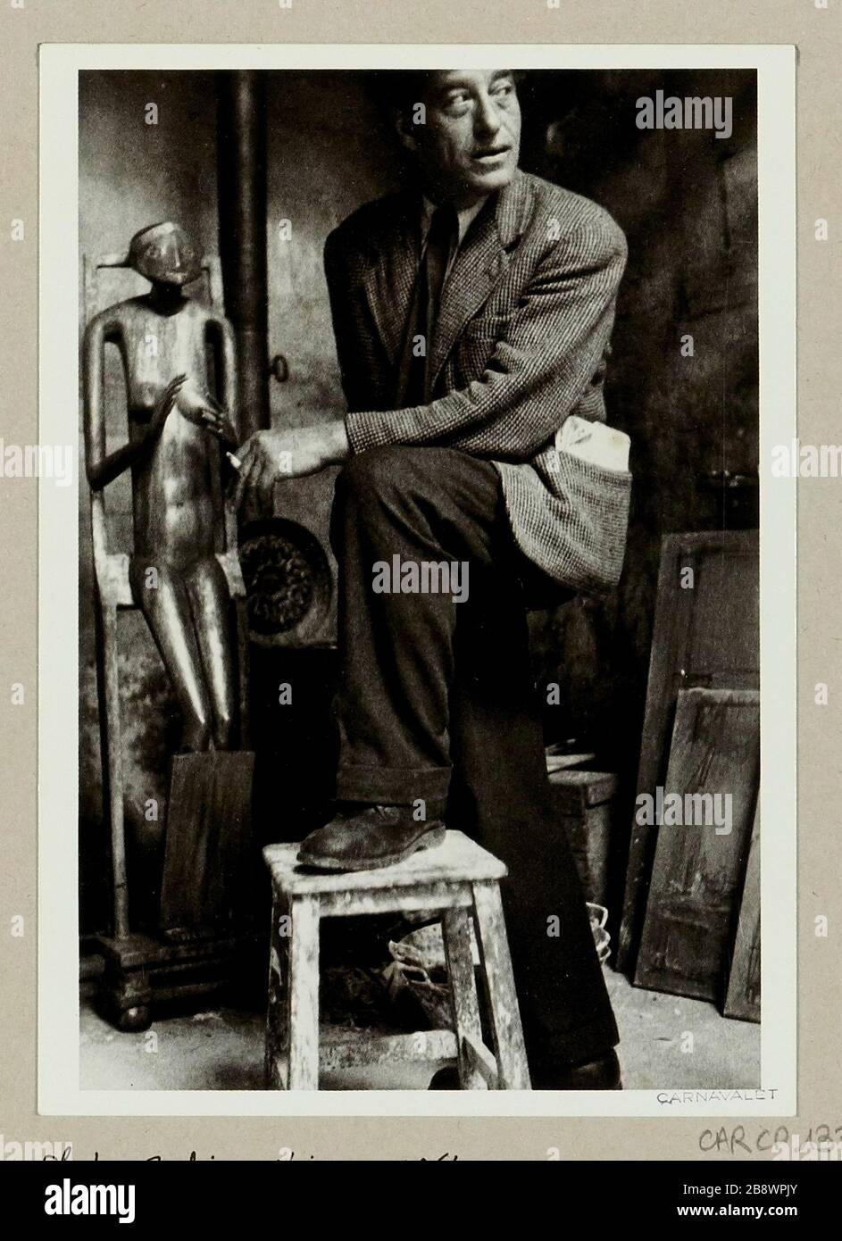 Alberto Giacometti (1901 - 1966), painter and sculptor Stock Photo - Alamy
