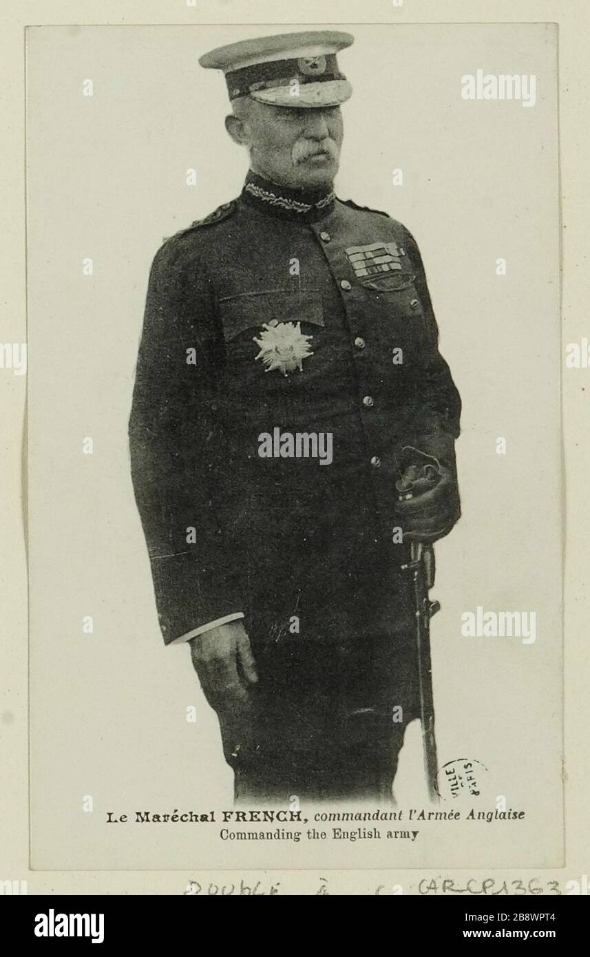 The French Marshal, commanding the British Army / Commanding the ...