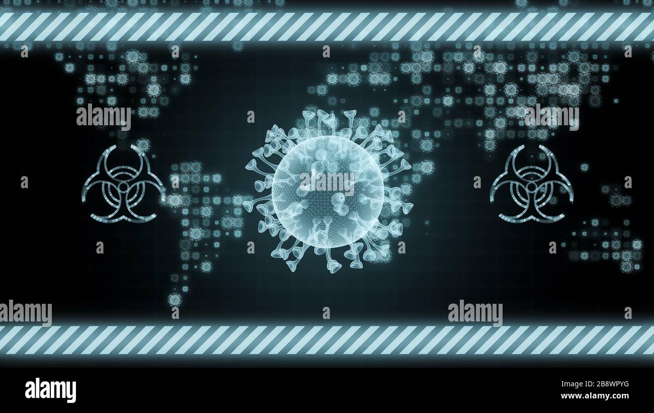 Covid 19. Corona Virus Healthcare Concept. Microbiology And Virology ...