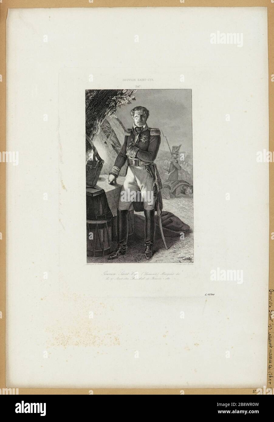 St. Cyr. / 1547 / St. Cyr (Lawrence) Marquis Stock Photo - Alamy