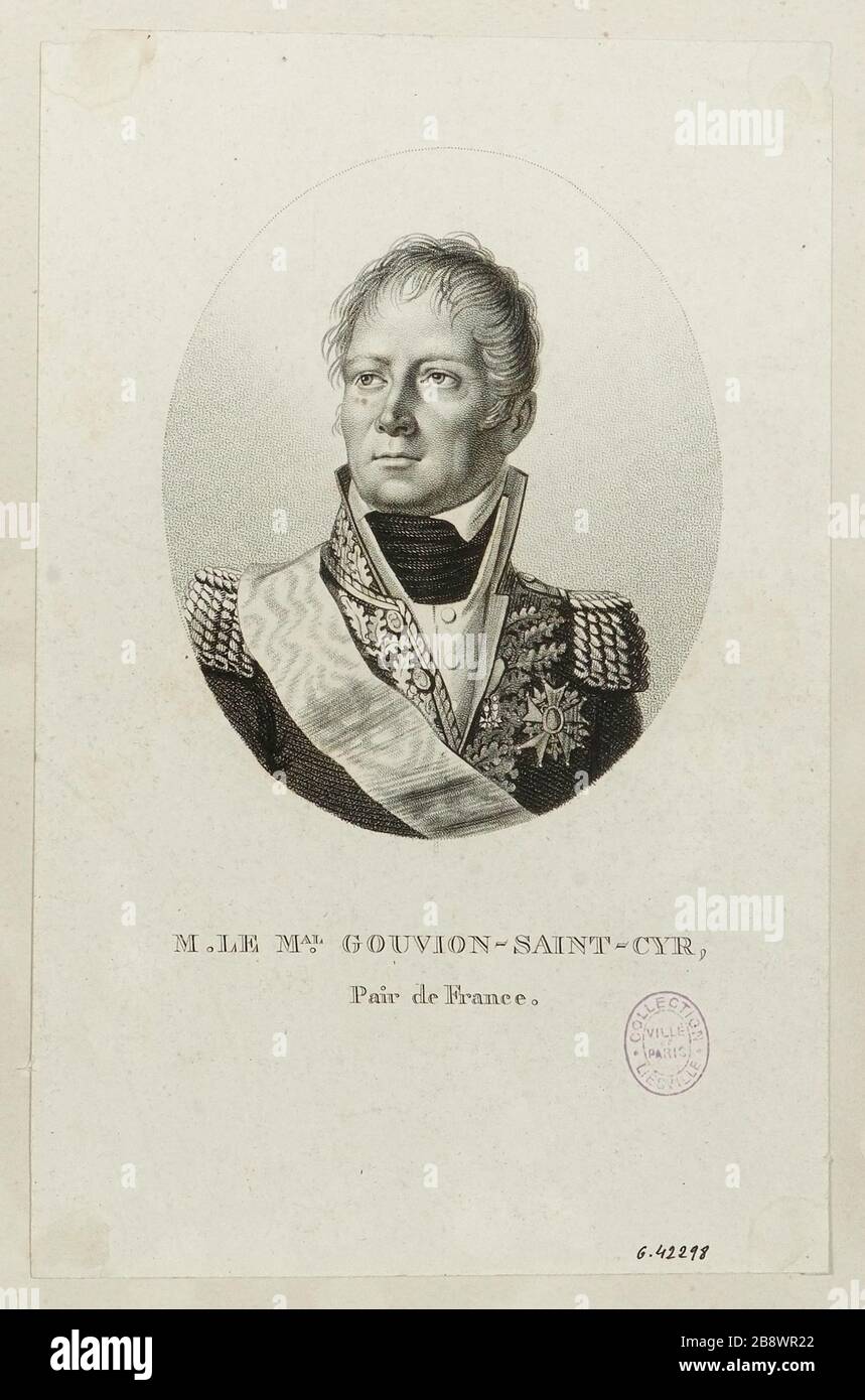 Mr. M (el) Gouvion Saint-Cyr / Peer of France Stock Photo - Alamy