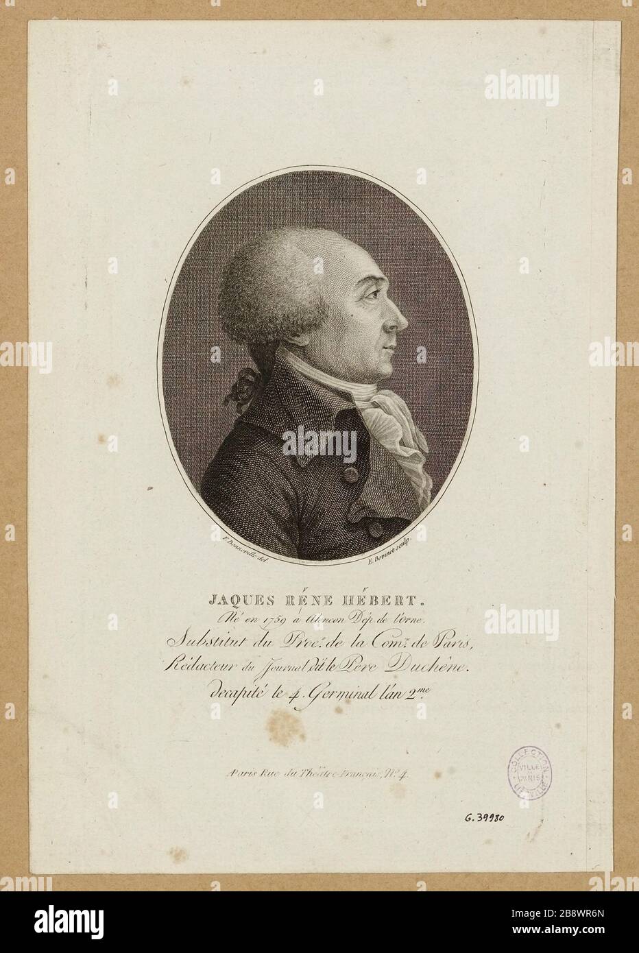 Jacques rene hebert hi-res stock photography and images - Alamy