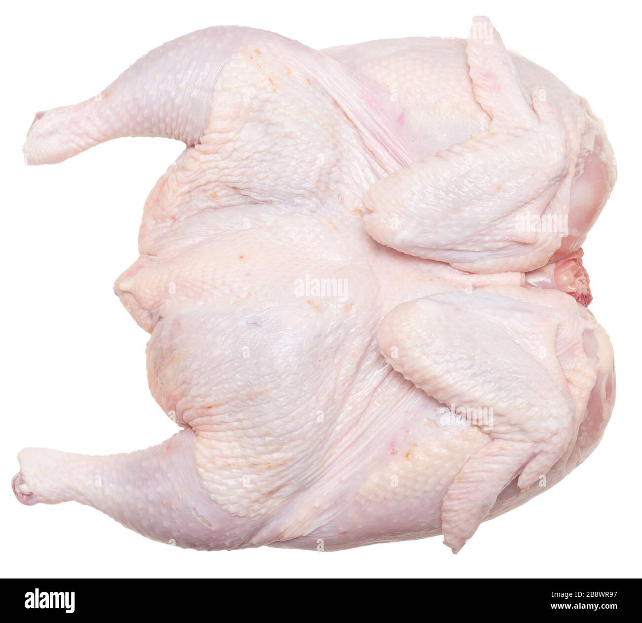 Fresh raw chicken isolated on white background Stock Photo - Alamy