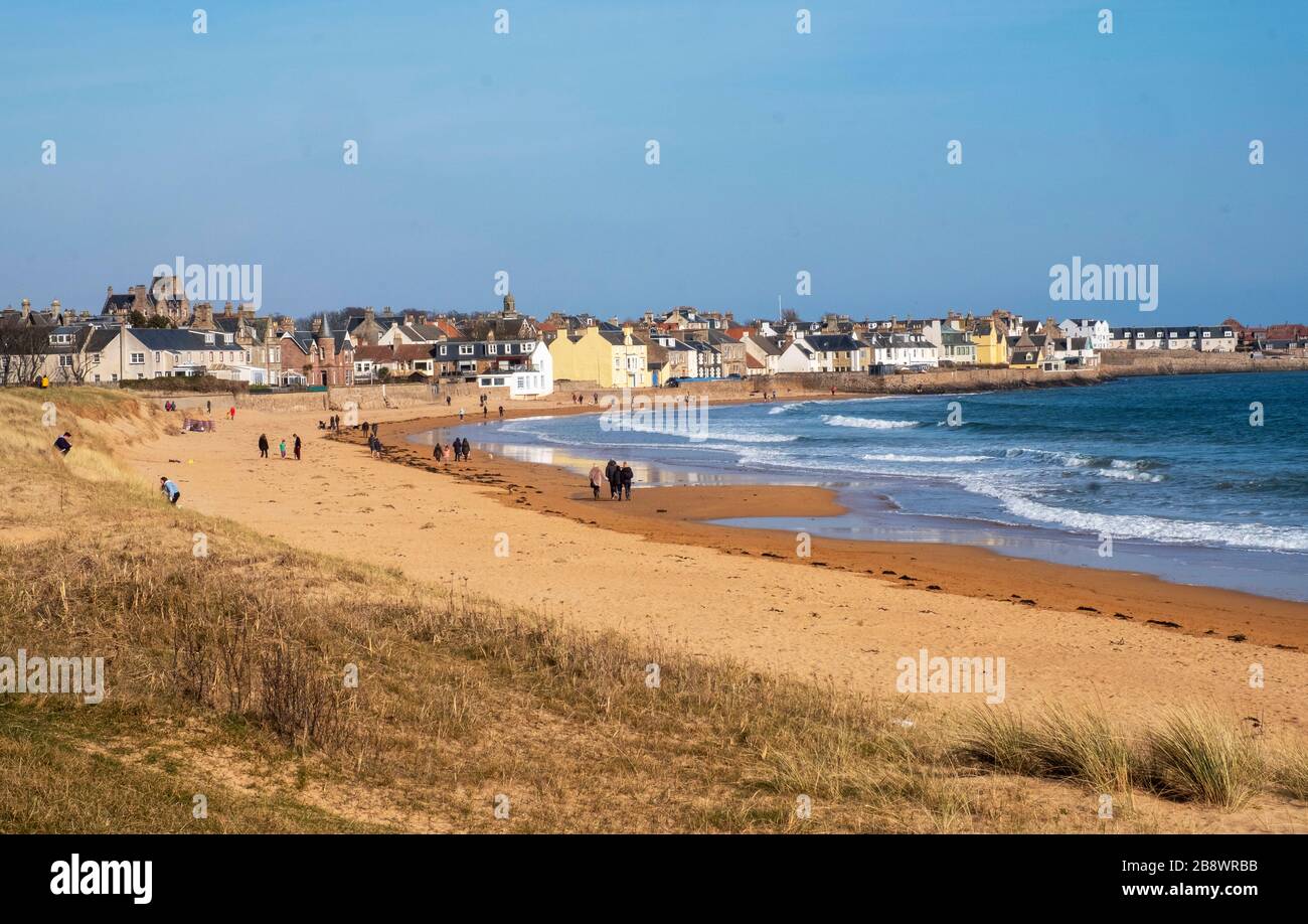 Elie beach, Elie and Earlsferry, Fife, Scotland Stock Photo - Alamy