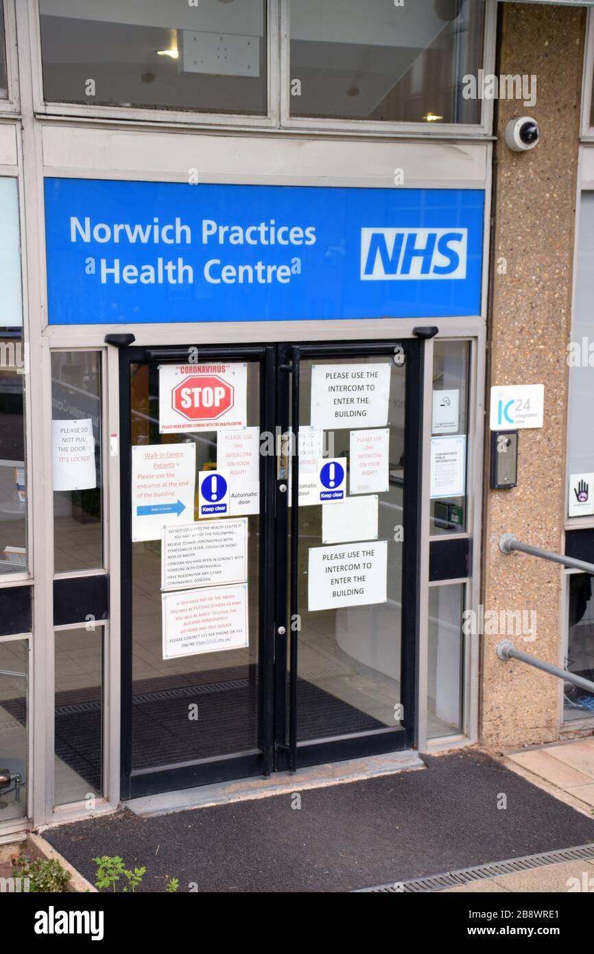 Norwich practices health centre hi-res stock photography and images - Alamy