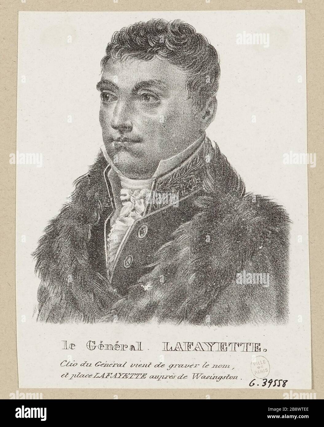 General Lafayette / Clio General comes to engrave the name / and ...