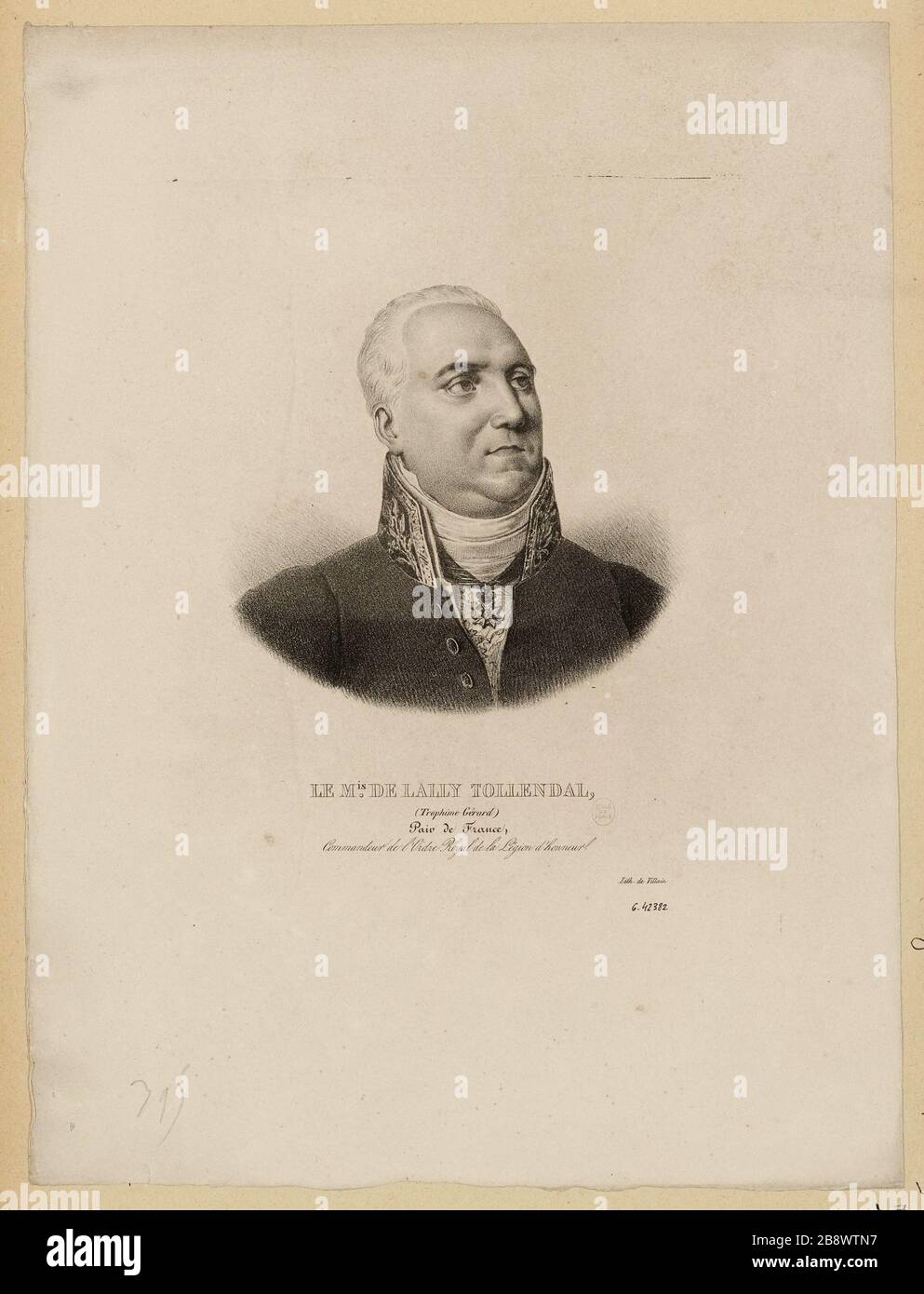 The Mis. Lally Tollendal / (Trophime Gerard) / Peer of France ...