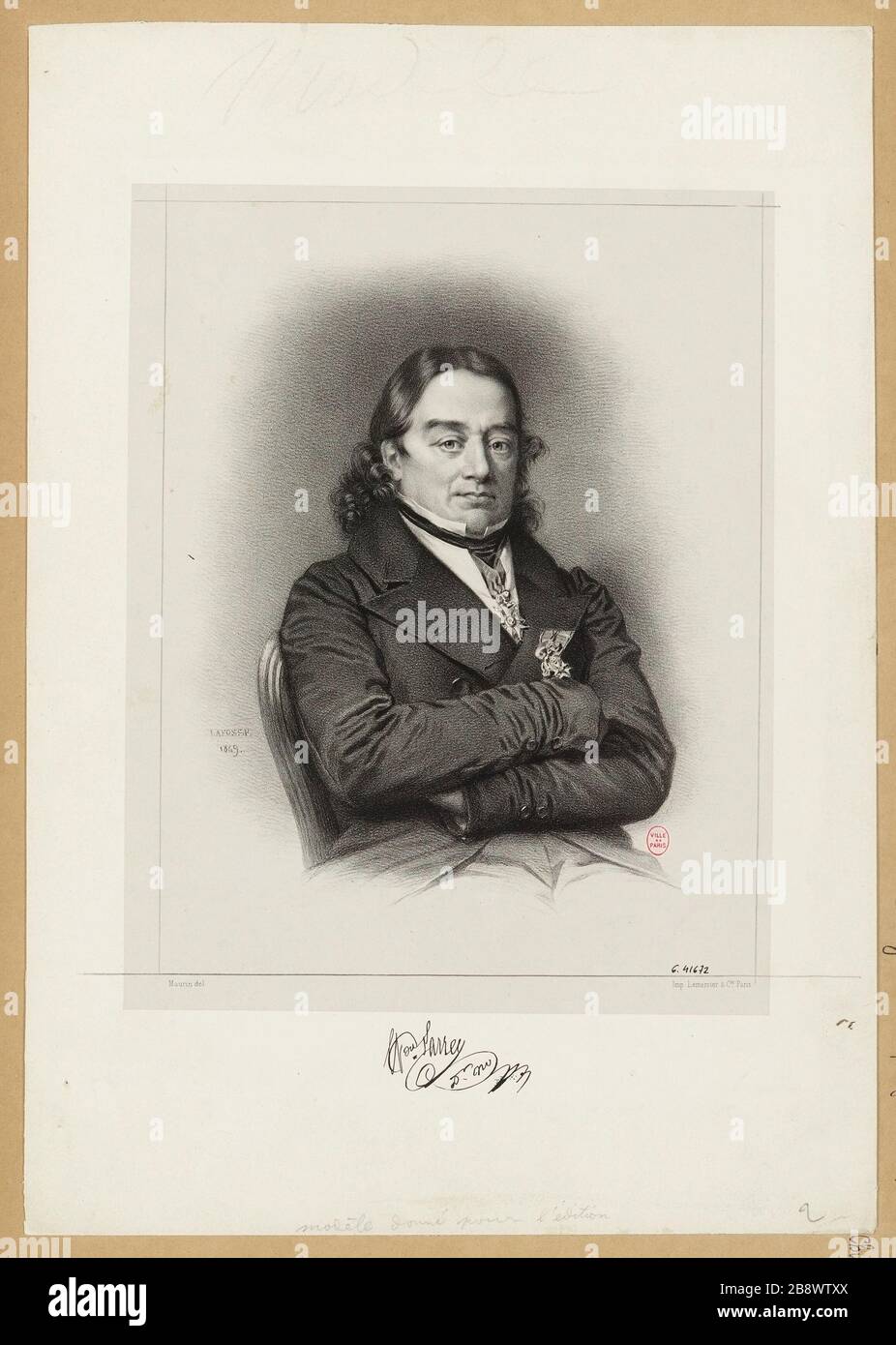 Late Portrait of Baron Dominique Larrey Stock Photo - Alamy