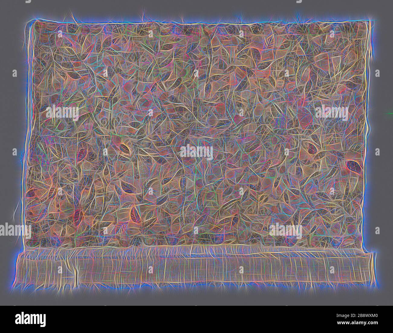 Panel, 1801/25, Russia, Linen, twill weave, embroidered, 64.9 x 88.9 cm ...