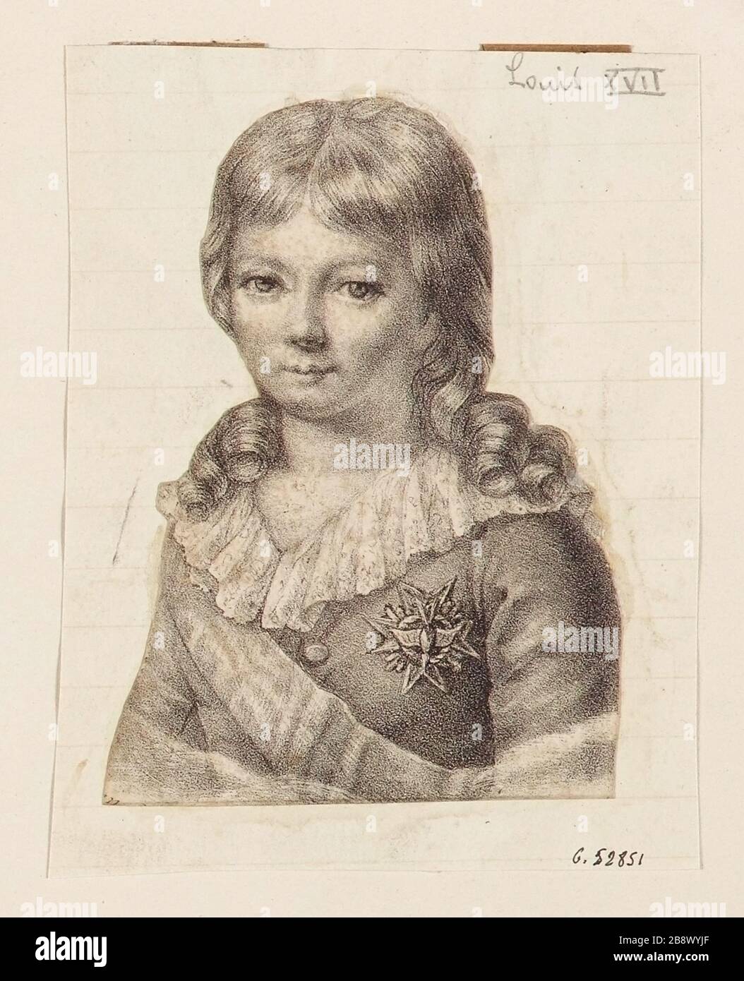 Portrait of Louis XVII Stock Photo - Alamy