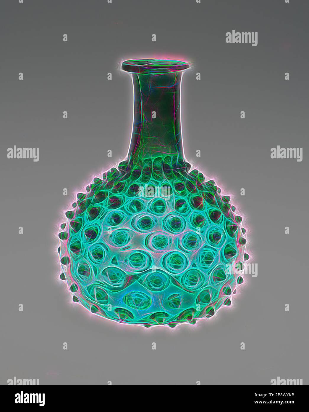 Bottle, 17th century, Germany, Glass, 15.2 x 12.1 cm (6 x 4 3/4 in ...