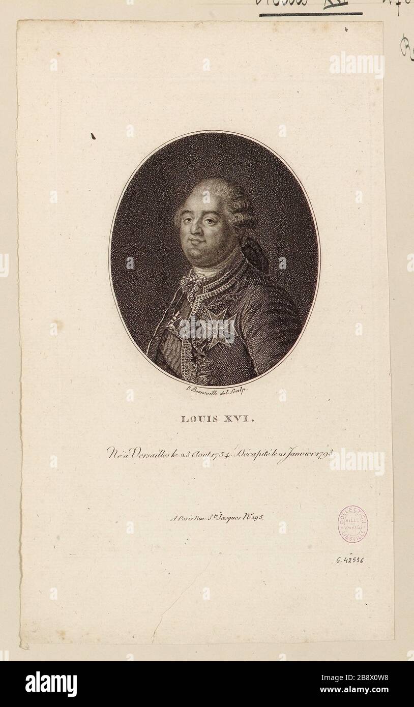 Louis XVI / Born in Versailles on August 23 Beheaded 1754. January 21 ...