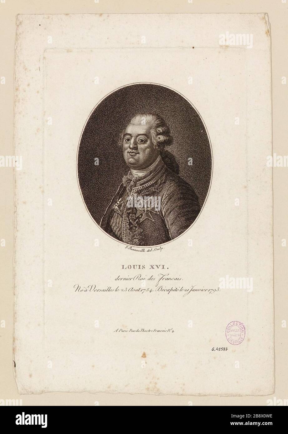 Execution of louis xvi on the guillotine hi-res stock photography and ...
