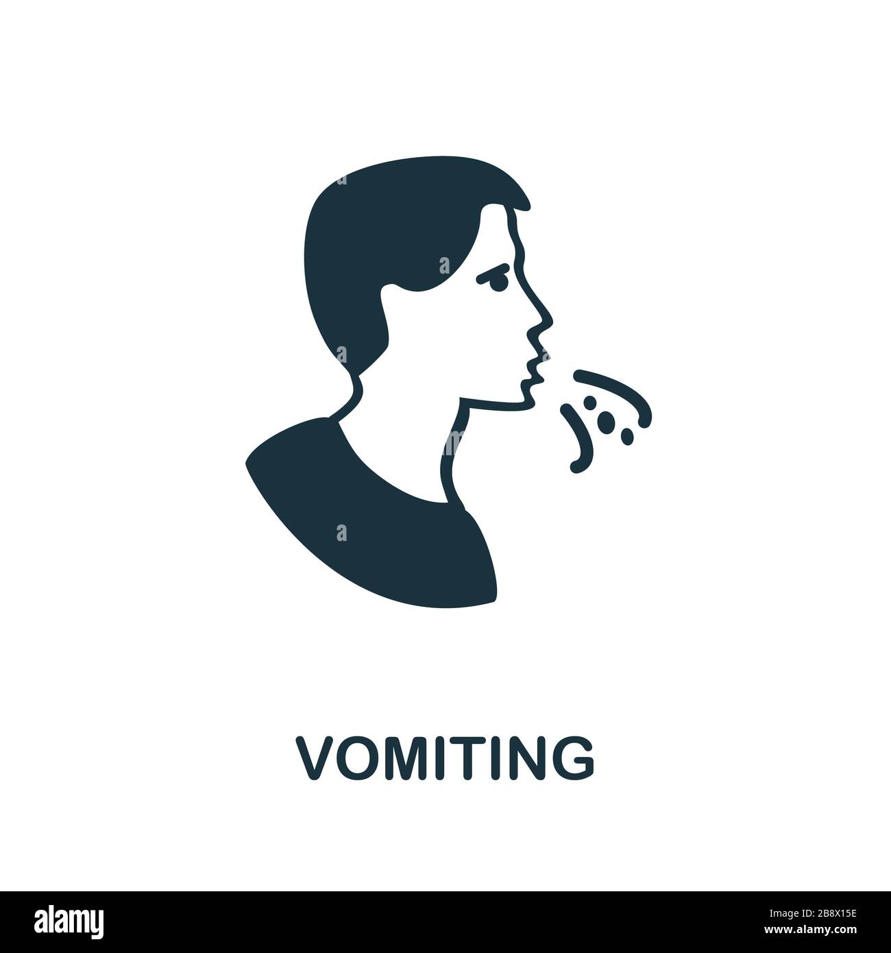 Man vomiting toilet hi-res stock photography and images - Alamy