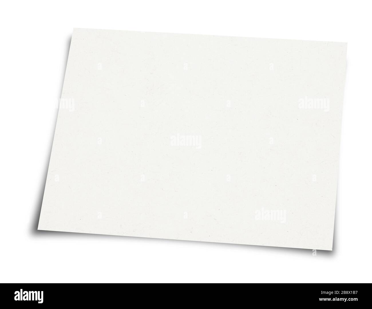 White Paper sheet background - isolated on white Stock Photo - Alamy