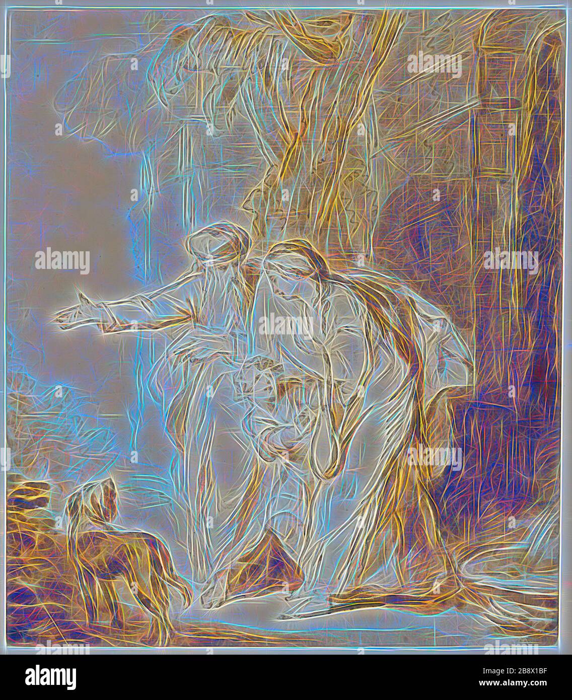 Abraham sending away hagar hi-res stock photography and images - Alamy