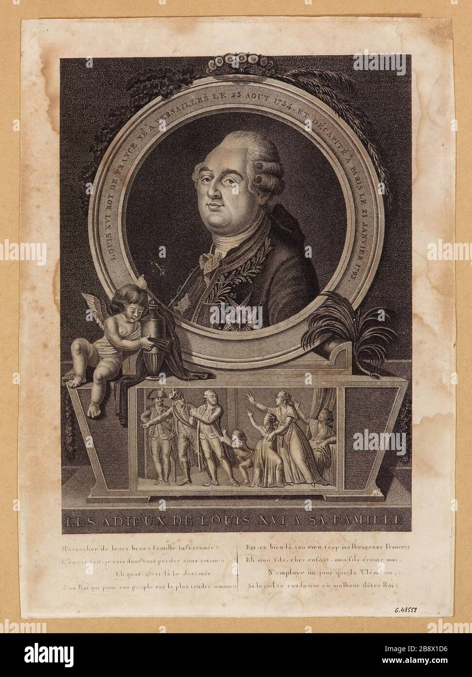 Louis XVI King of France at Versailles Born August 23, 1754 and ...