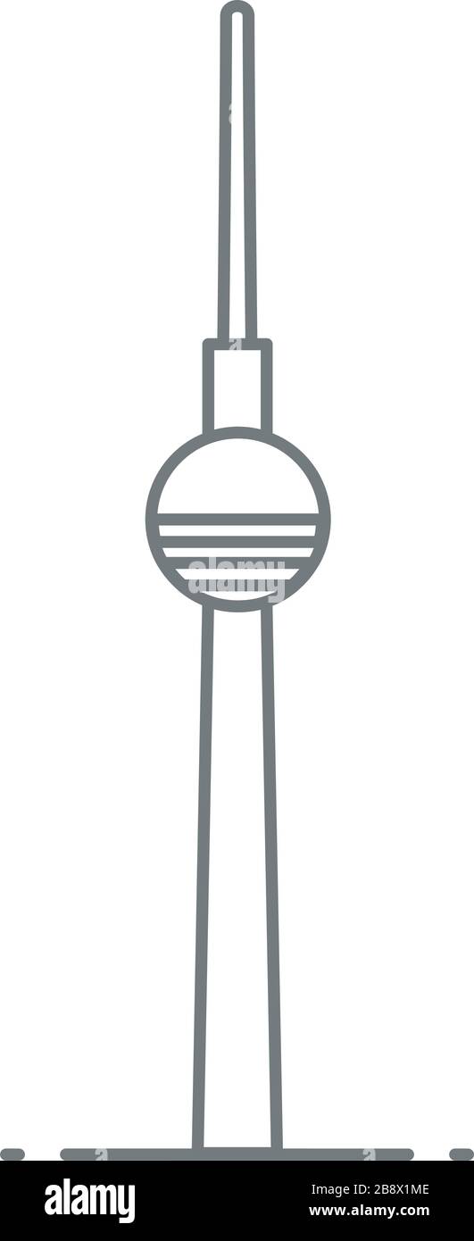 Fernsehturm berlin viewing Stock Vector Images - Alamy