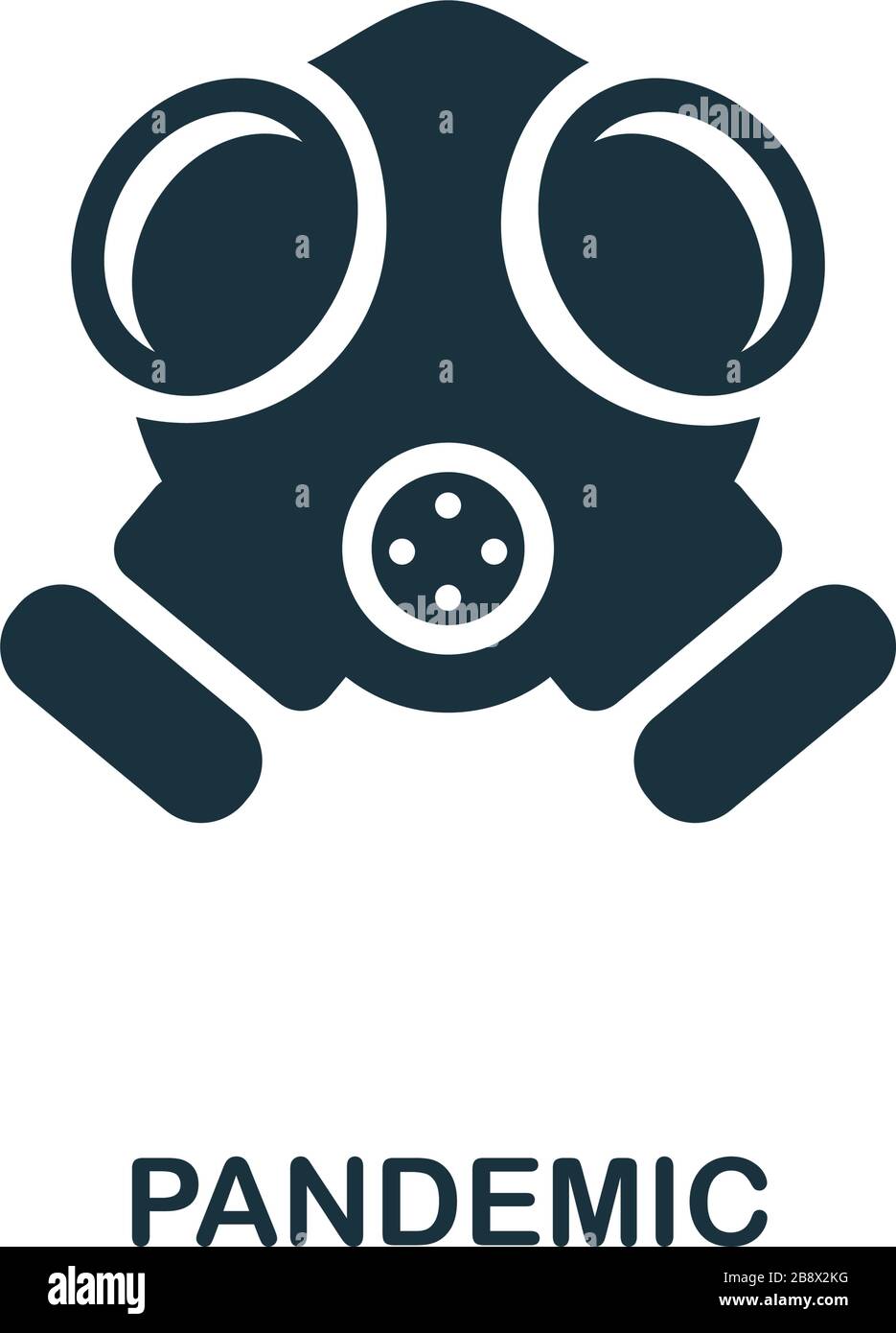 Pandemic icon. Simple illustration from coronavirus collection ...