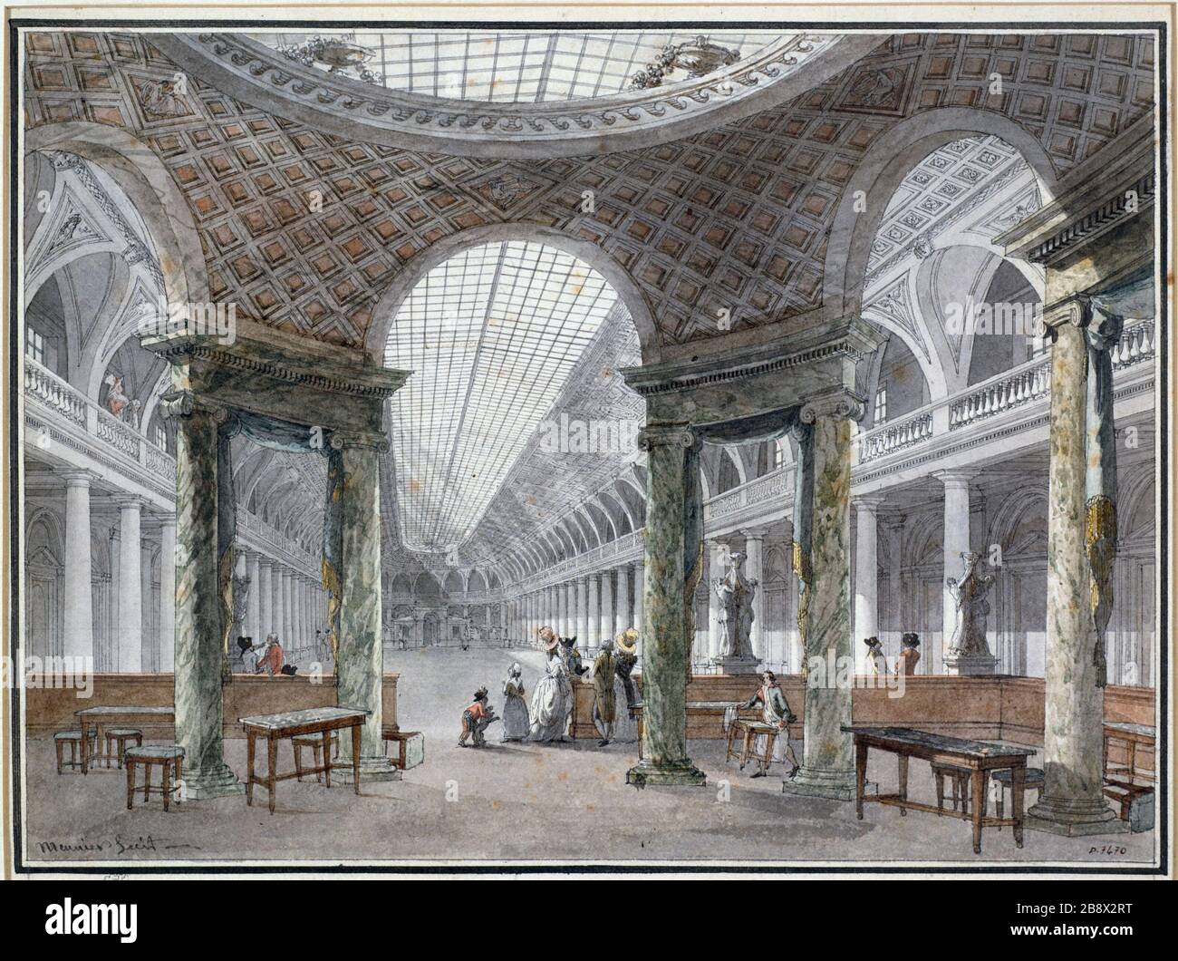 CIRQUE DU ROYAL PALACE Meunier. "Le cirque du Palais Royal". Dessin ...