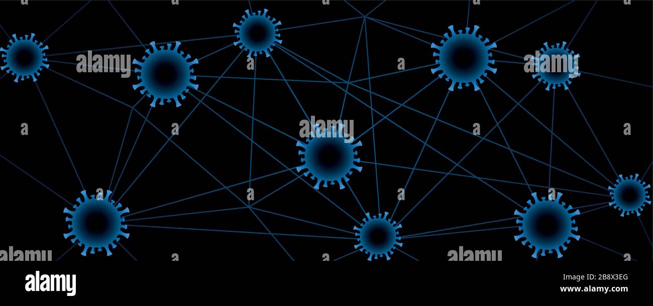 virus epidemic info graphic background vector illustration EPS10 Stock ...