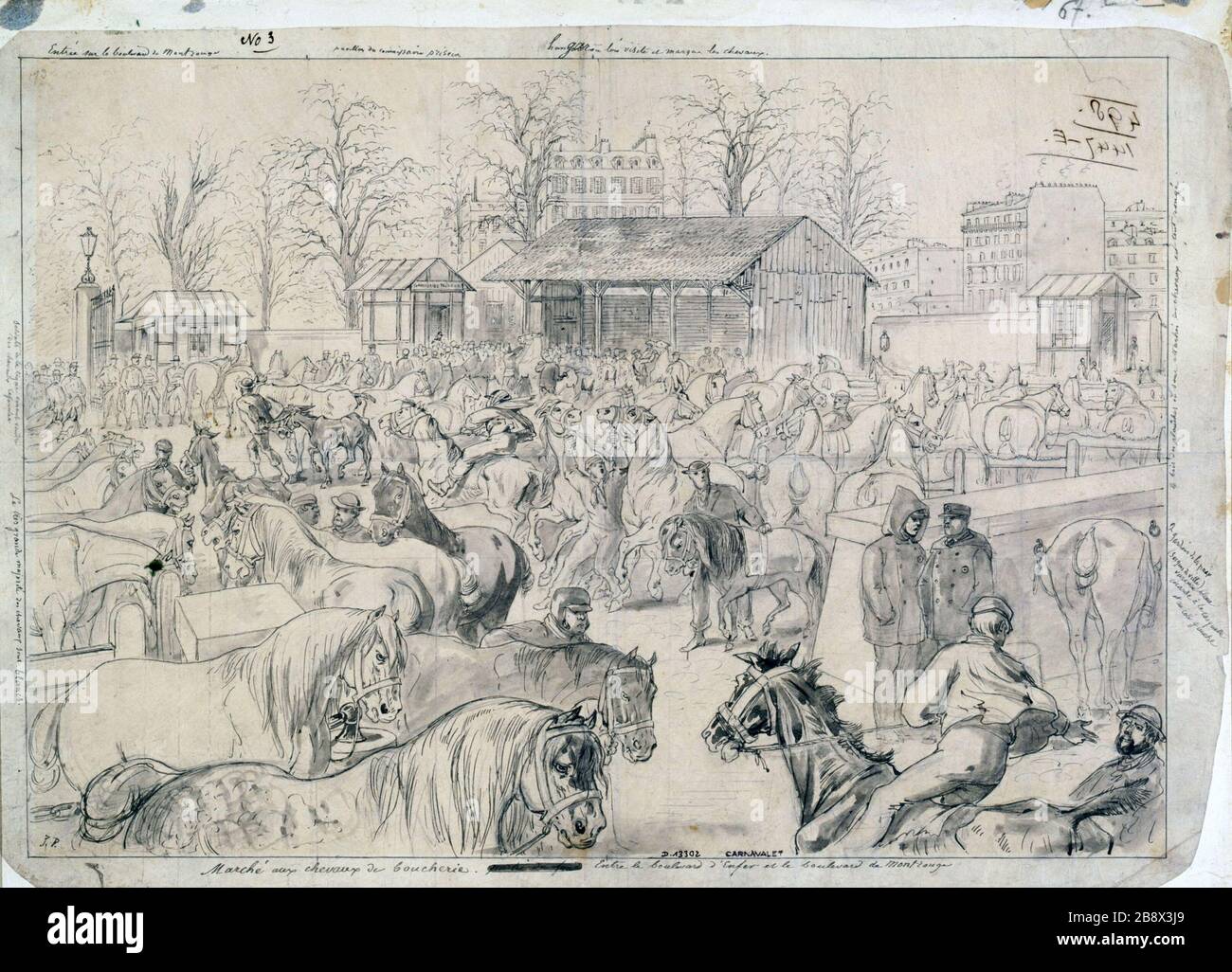 PARIS - PARIS HEADQUARTERS - ON HORSE SLAUGHTER BETWEEN THE BOULEVARD ...