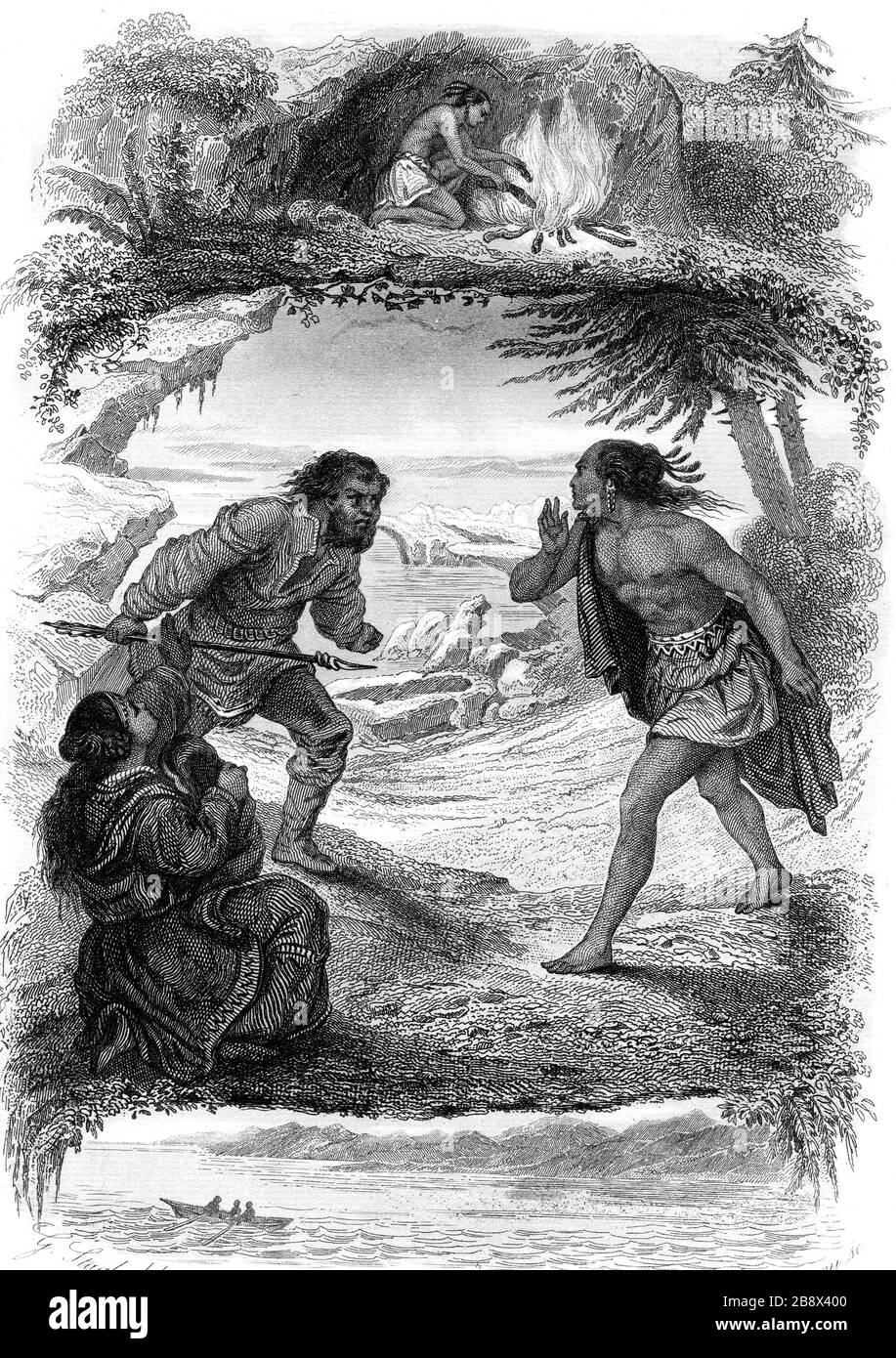 Amerindian Drawing High Resolution Stock Photography and Images - Alamy