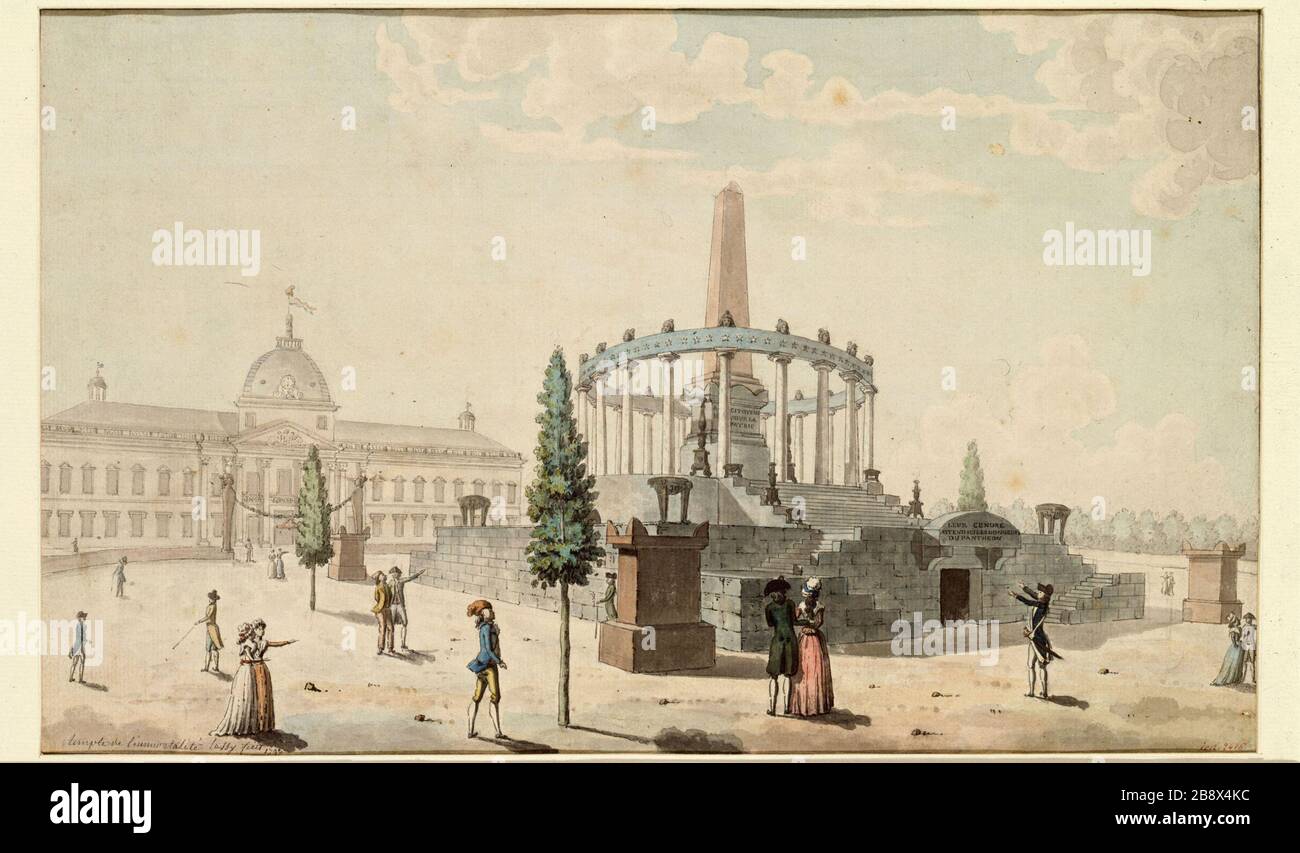 JOSEPH TASSY - PARIS - TEMPLE DE L'IMMORTALITE Joseph Tassy (XVIIIème ...