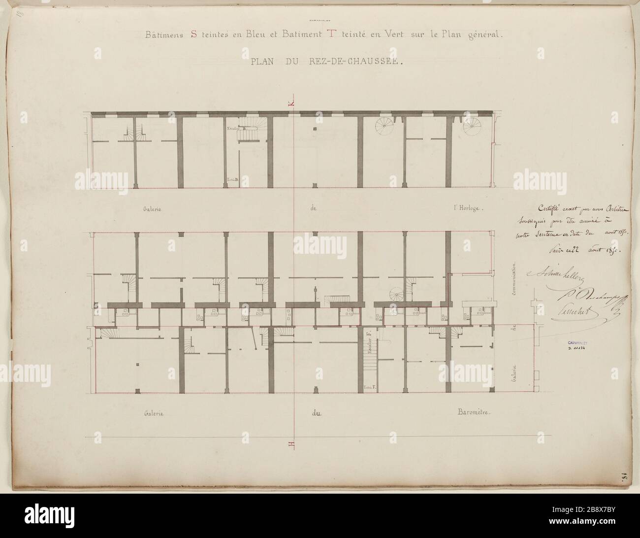 Ground floor plan. 18 Stock Photo - Alamy