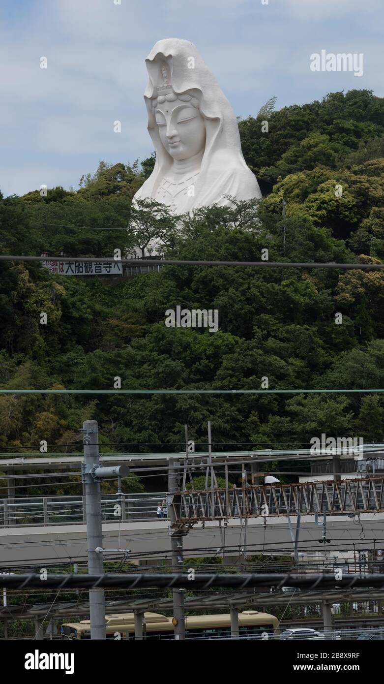 Ofuna/Japan, May 20, 2019: Ofuna Kannon statue in Kannon-ji Temple ...