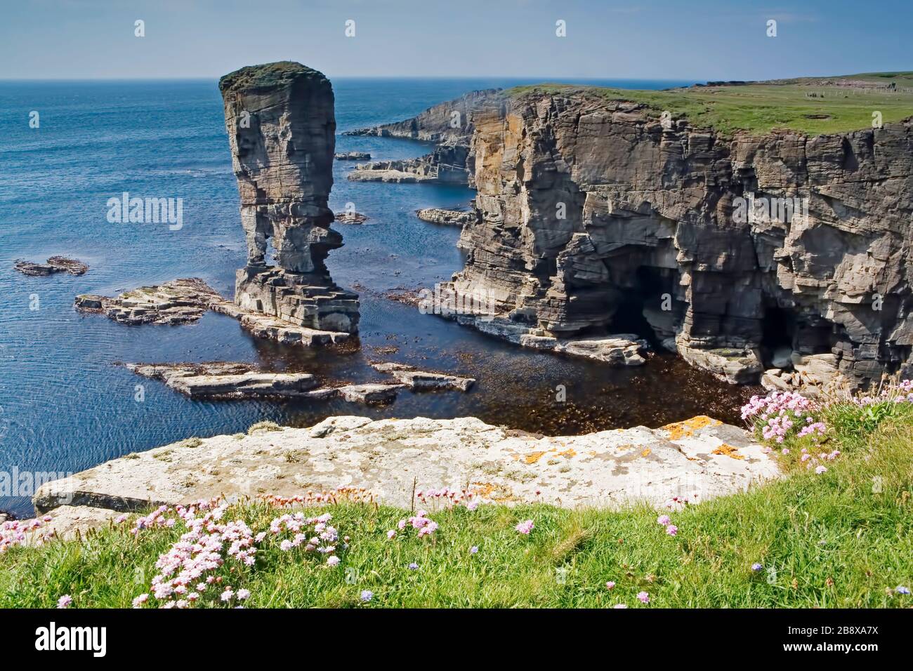 The Castle of Yesnaby Orkney, Scotland Stock Photo - Alamy