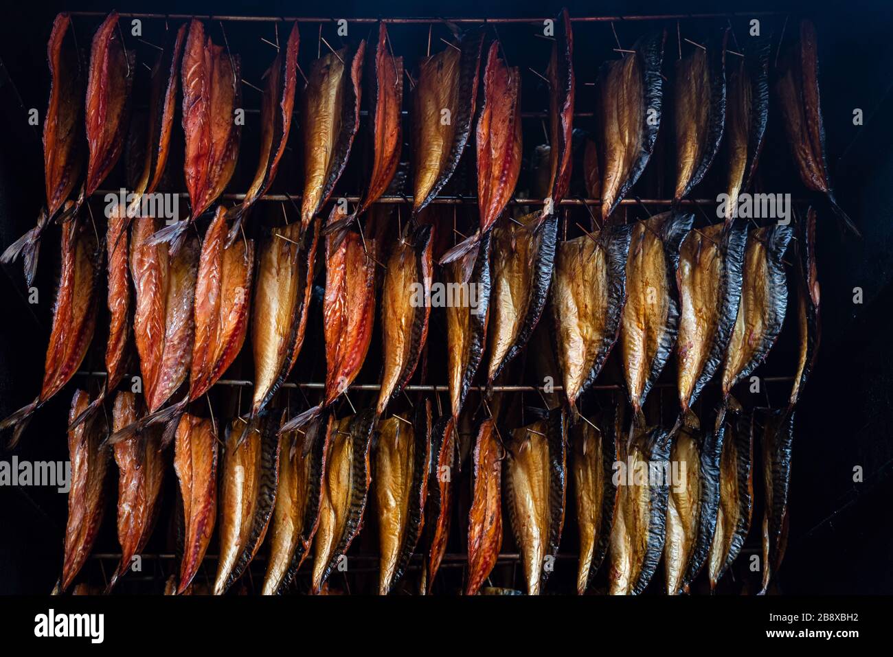 Smoked fish smoking hi-res stock photography and images - Alamy
