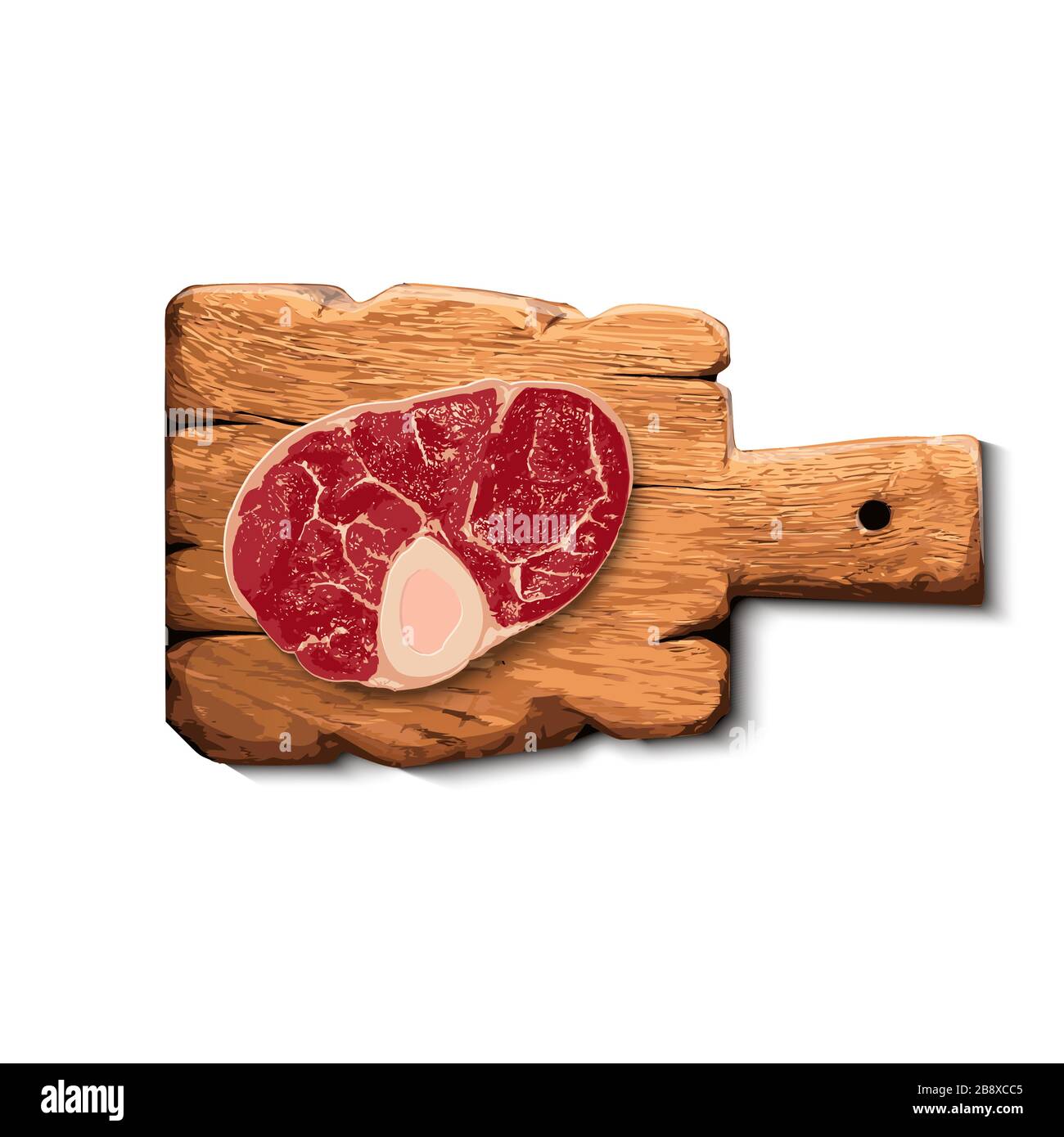 Raw beef tenderloin Stock Vector Images - Alamy