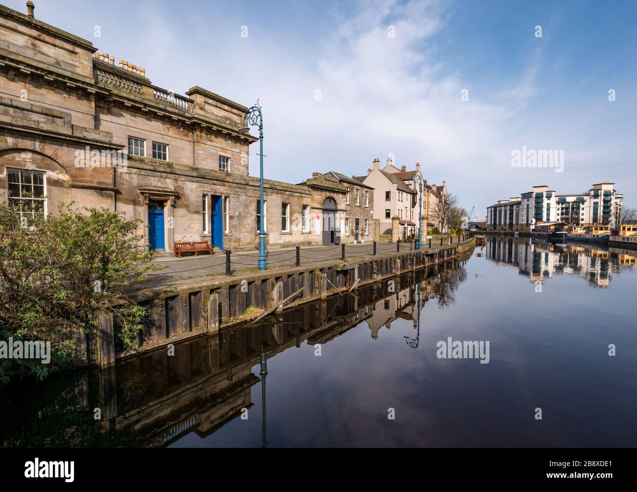 The Shore, Leith, Edinburgh, Scotland, United Kingdom. 23rd March 2020 ...
