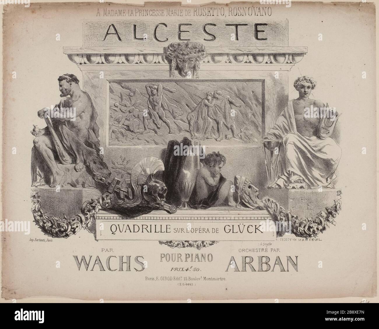 Gluck opera hi-res stock photography and images - Alamy