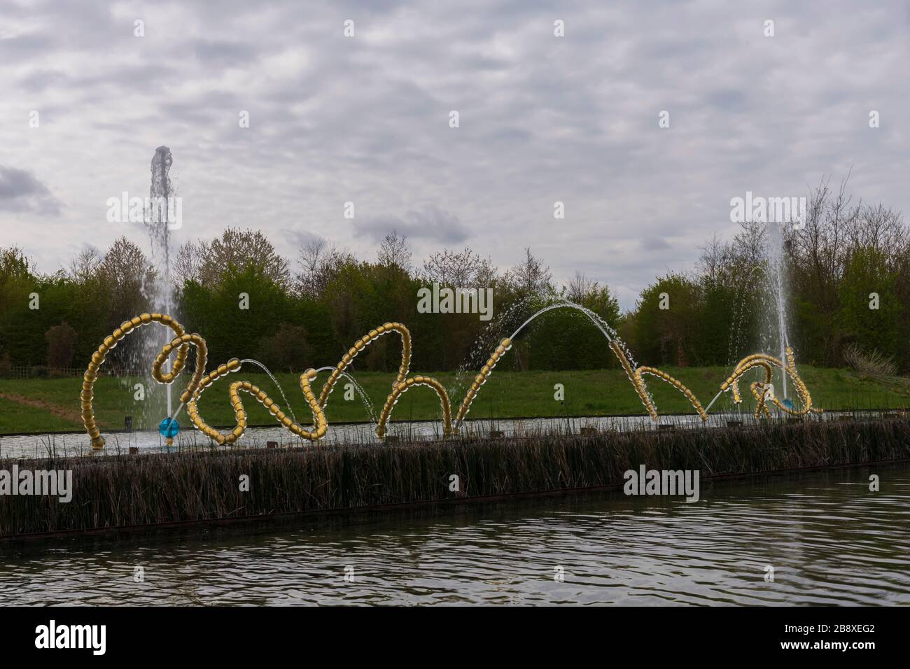Water fountains gardens palace versailles hi-res stock photography and ...
