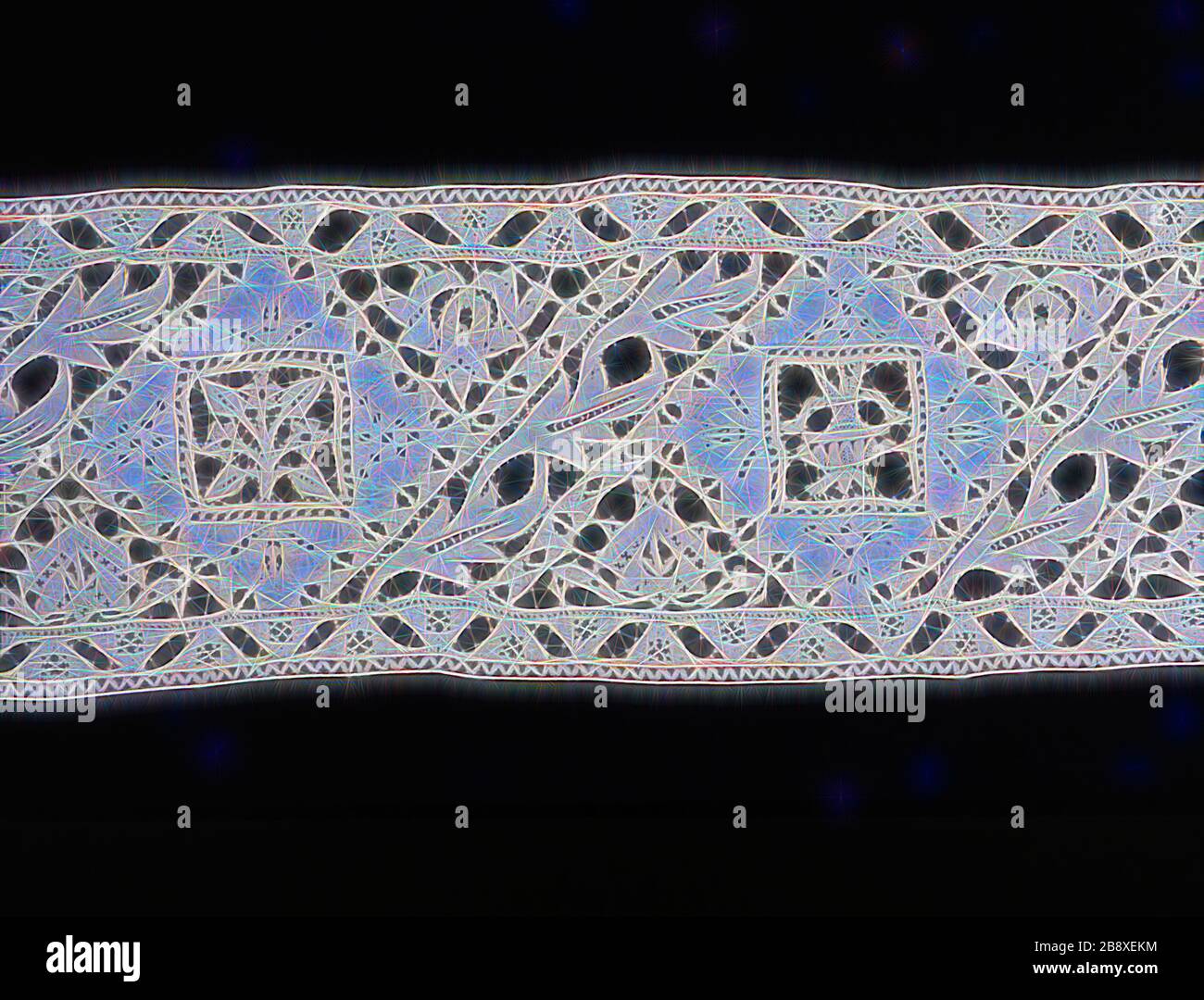 Cut and drawn thread work in overcast stitches hi-res stock photography ...