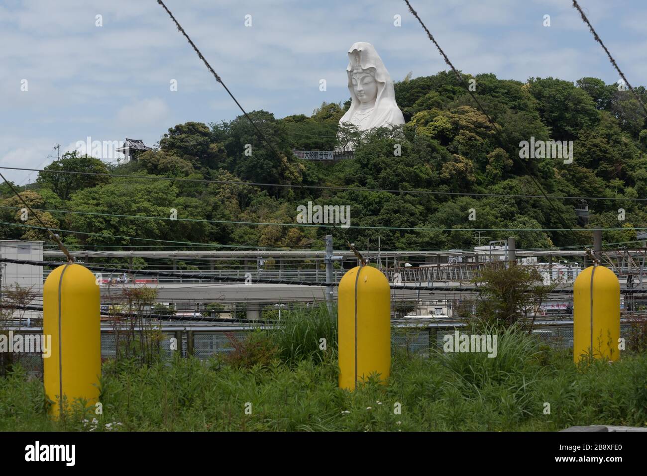 Ofuna/Japan, May 20, 2019: Ofuna Kannon statue in Kannon-ji Temple ...