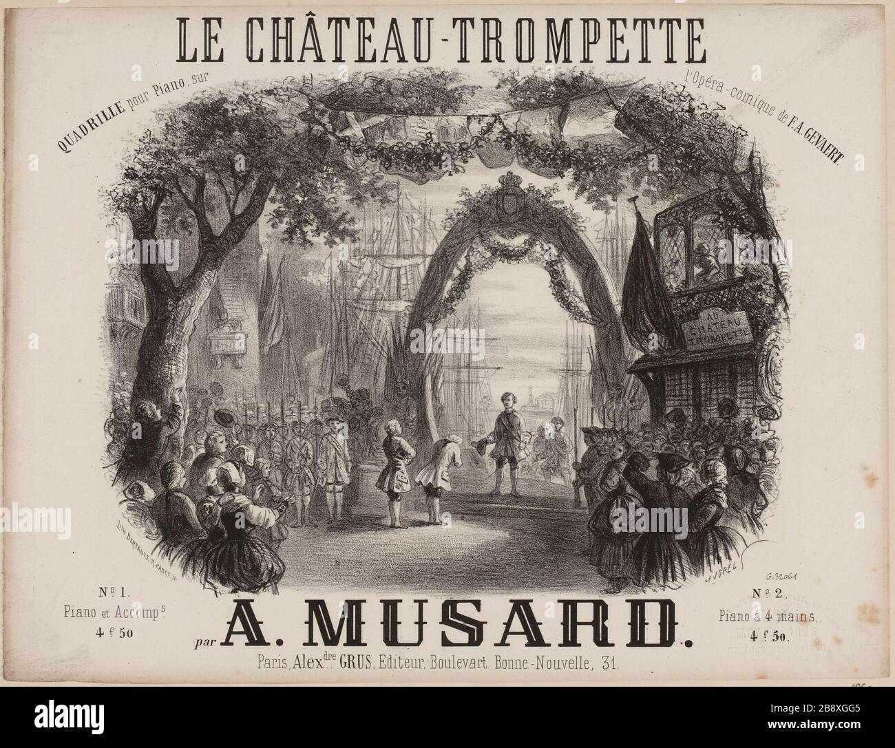 19th century french trumpet hi-res stock photography and images - Alamy