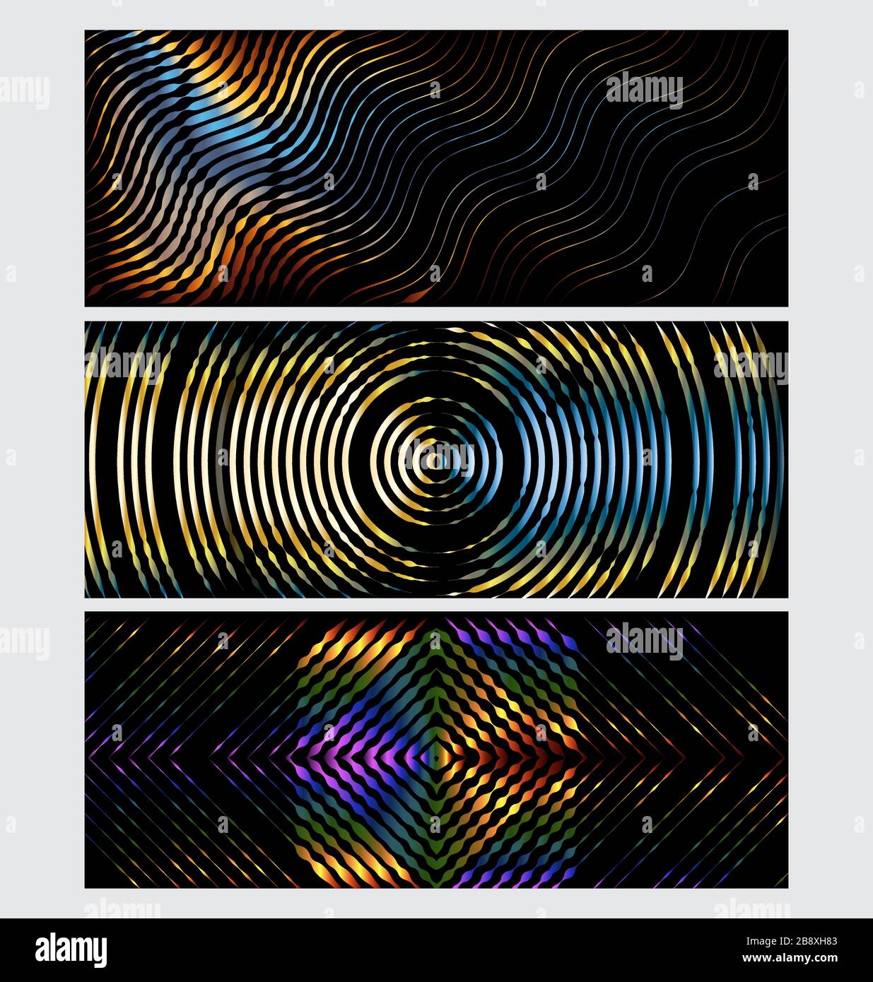 Abstract technology banner templates for creative design work Stock ...