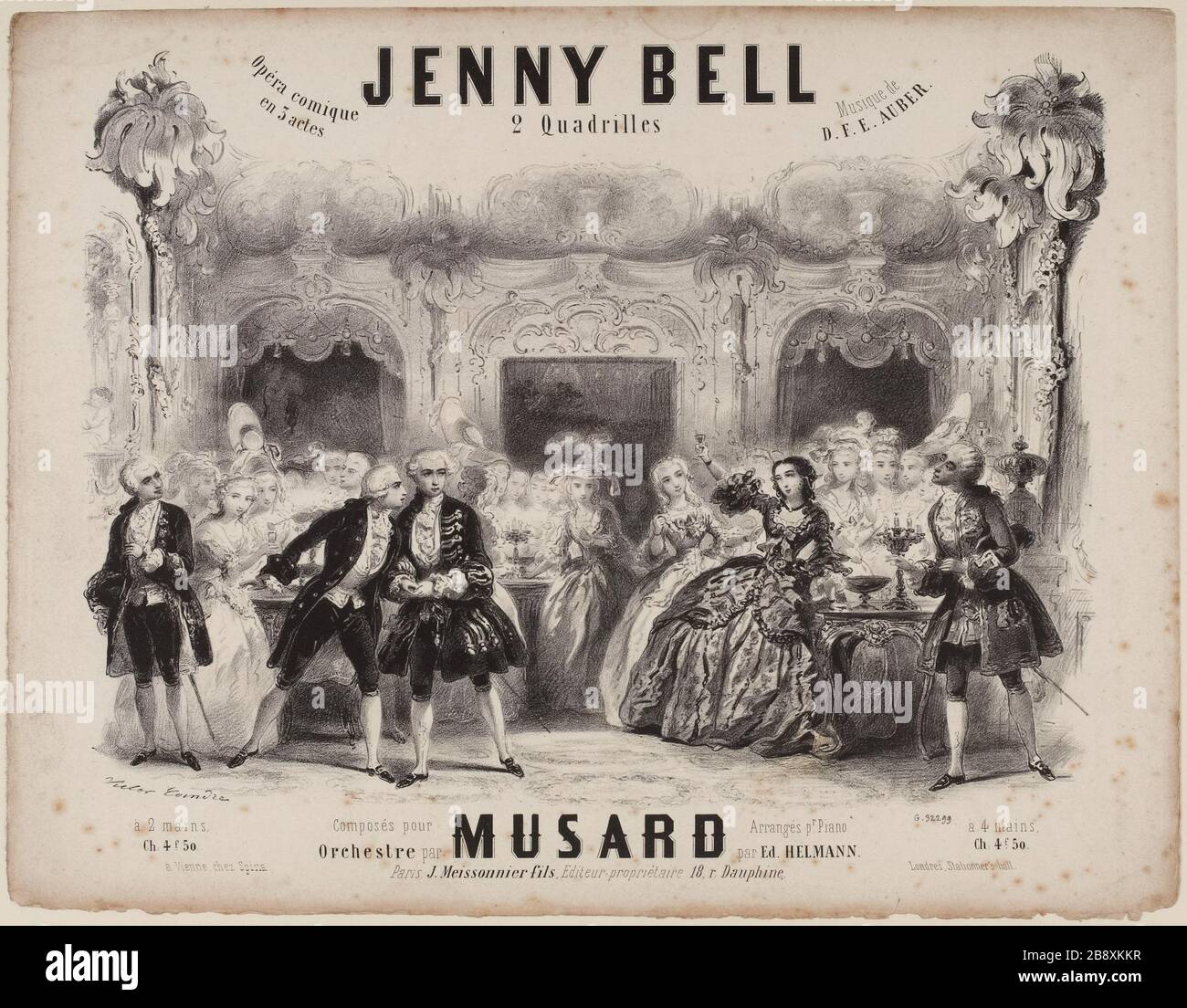 Jenny Bell / Opéra comique in three acts / 2 Quadrilles Stock Photo - Alamy